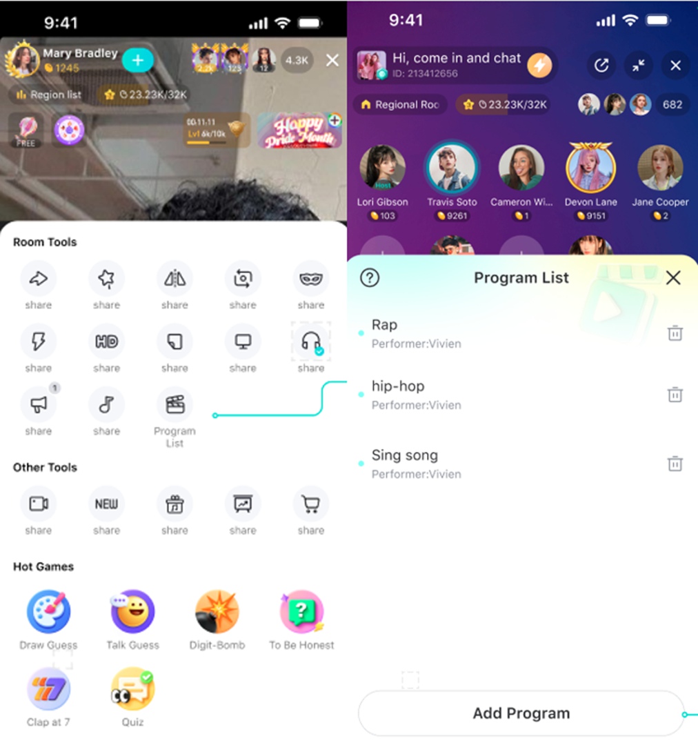 BIGO LIVE's Program List: Let Fans Run Your Stream
